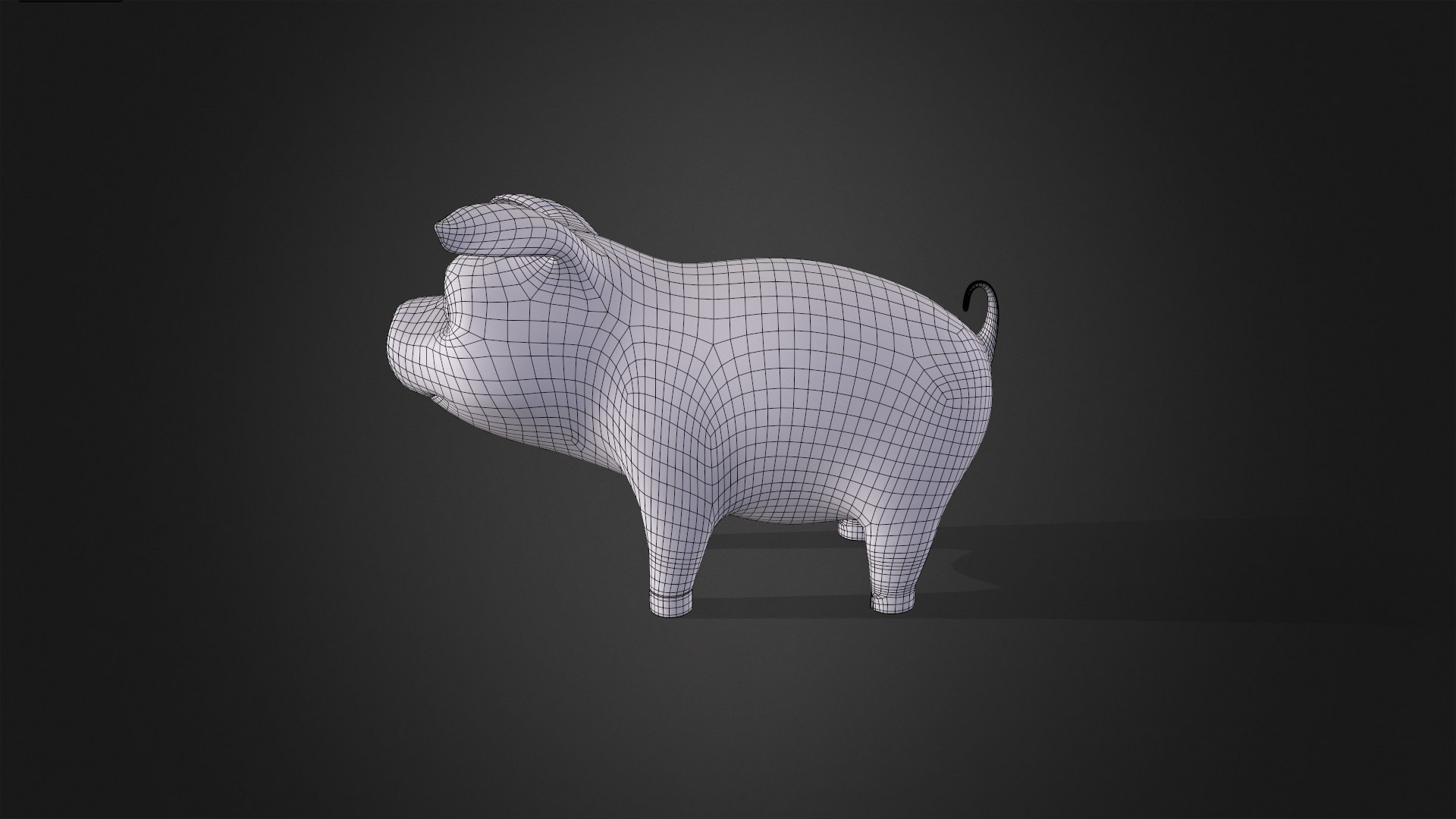 3D Asset - Cartoons - Animal - Pink Pig Rigged - TurboSquid 2171926