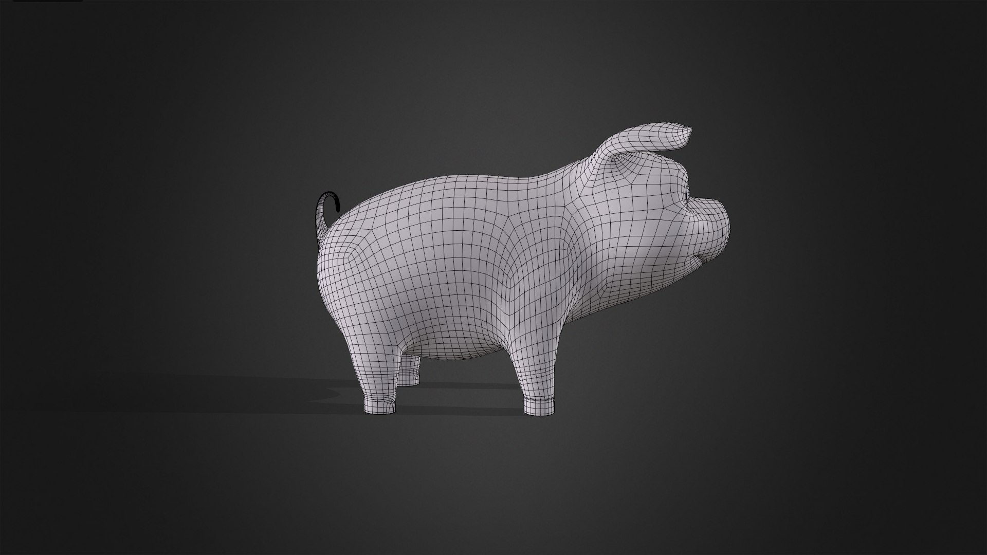 3D Asset - Cartoons - Animal - Pink Pig Rigged - TurboSquid 2171926