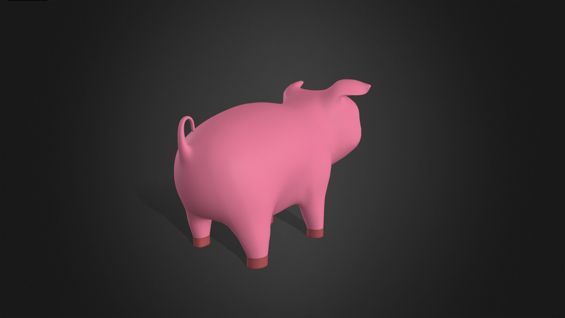 3D Asset - Cartoons - Animal - Pink Pig Rigged - TurboSquid 2171926
