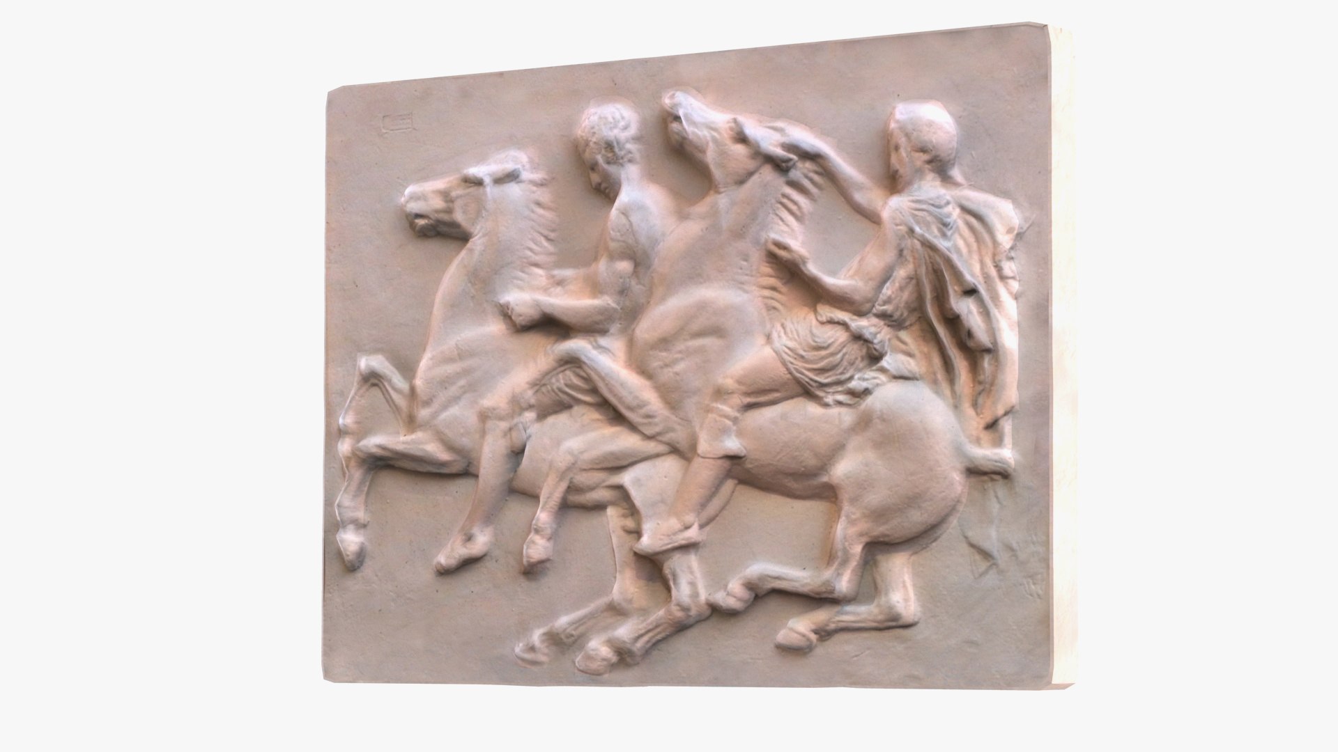Horse Riders Frieze 3D Model - TurboSquid 2134672