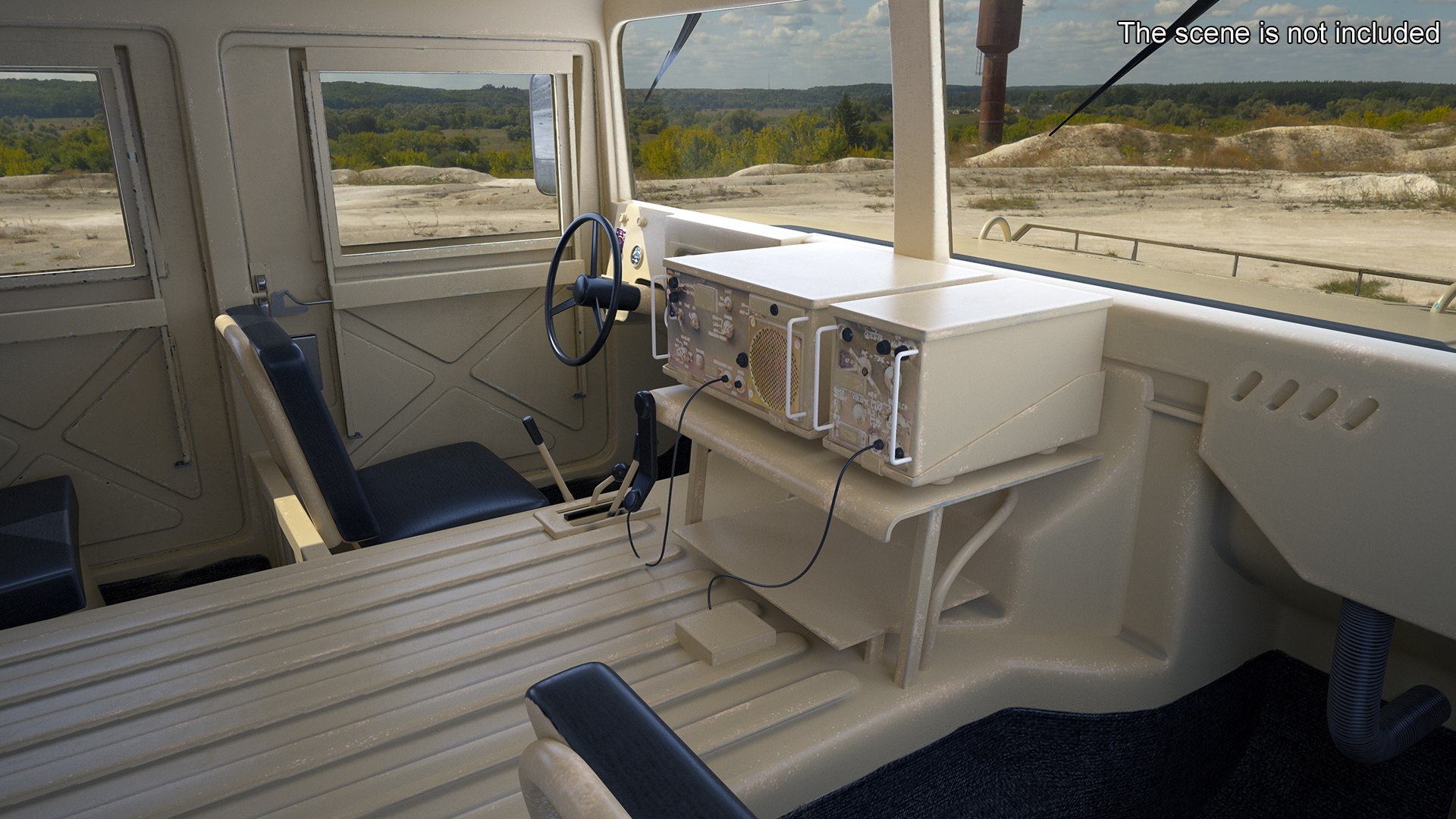 3D Military Humvee With Mounted Machine Gun Rigged Model - TurboSquid ...