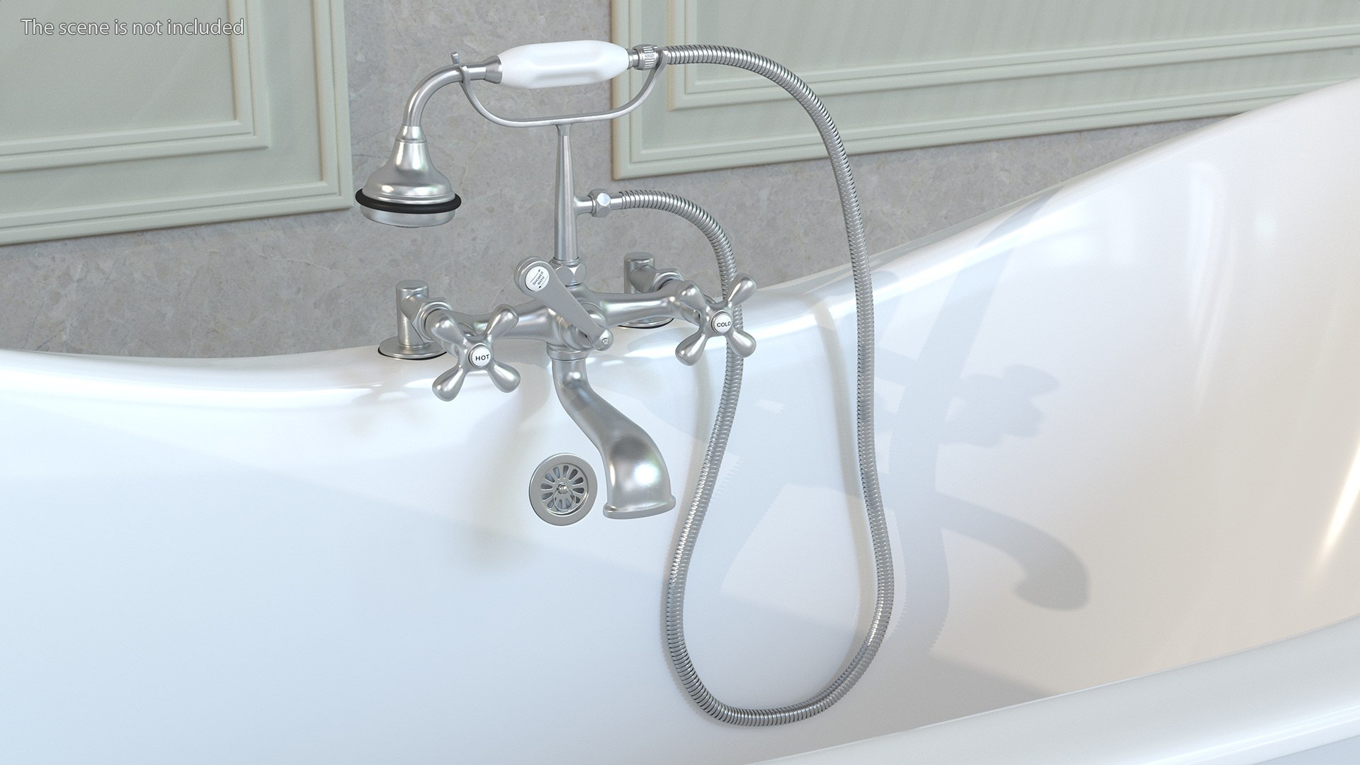 Classic Bath Shower Mixer 3D Model - TurboSquid 2089558
