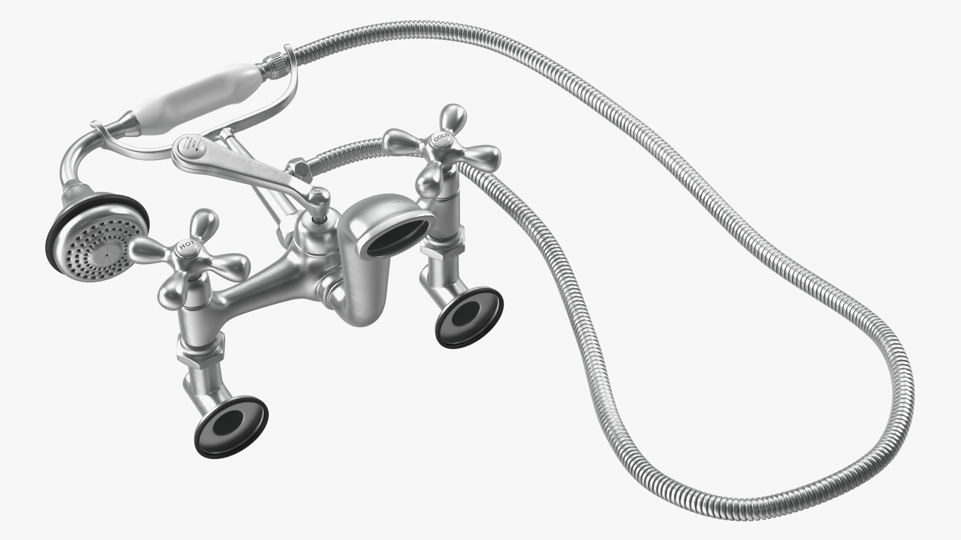 Classic Bath Shower Mixer 3D Model - TurboSquid 2089558