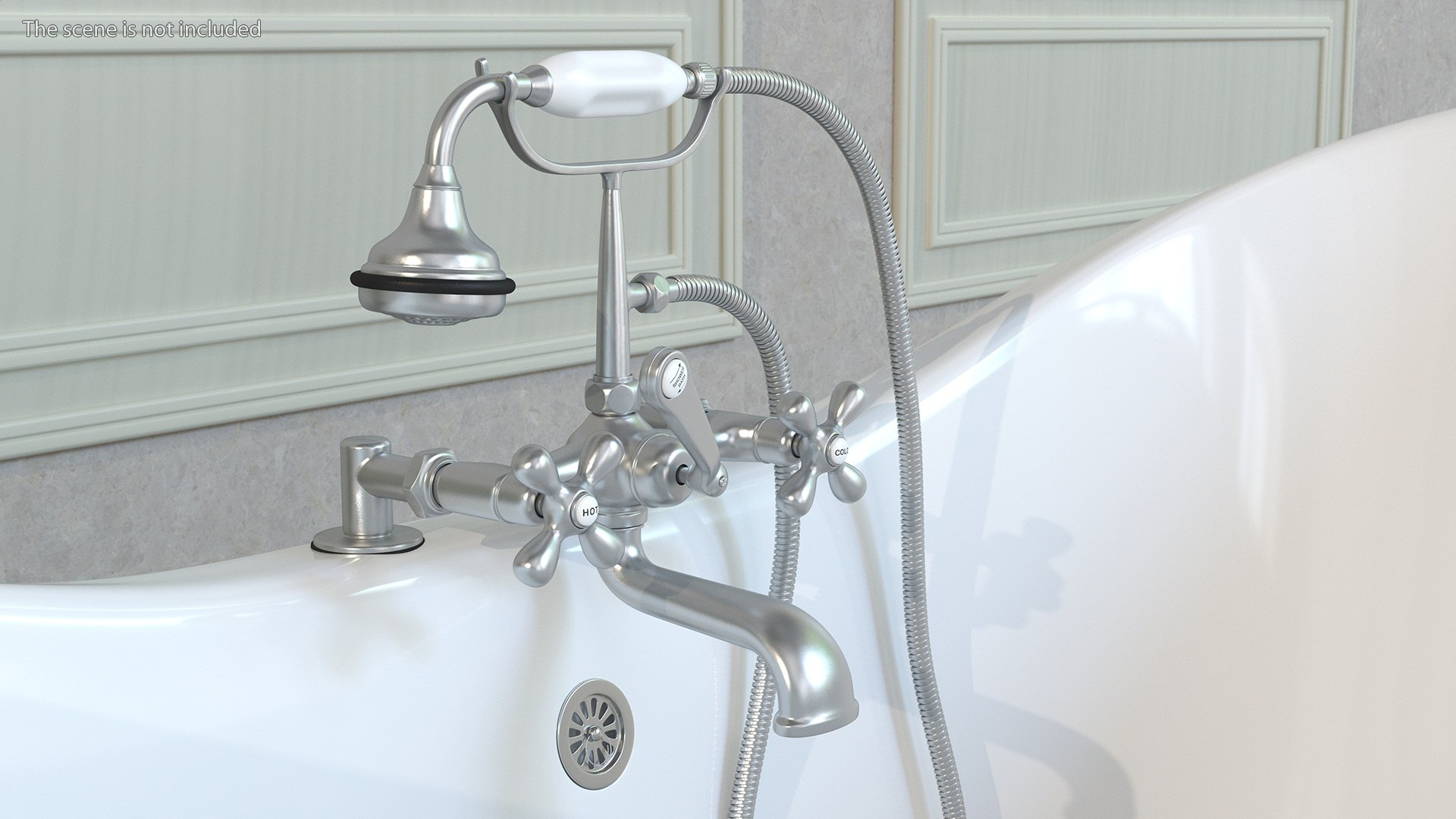 Classic Bath Shower Mixer 3D Model - TurboSquid 2089558