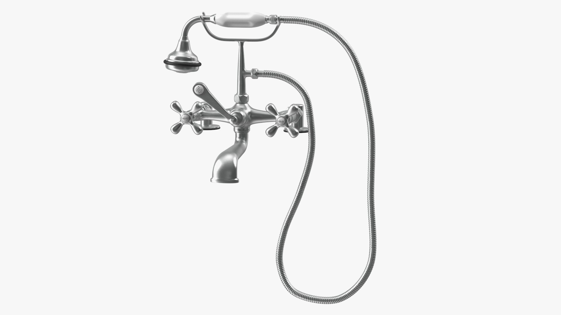 Classic Bath Shower Mixer 3D model - TurboSquid 2089558