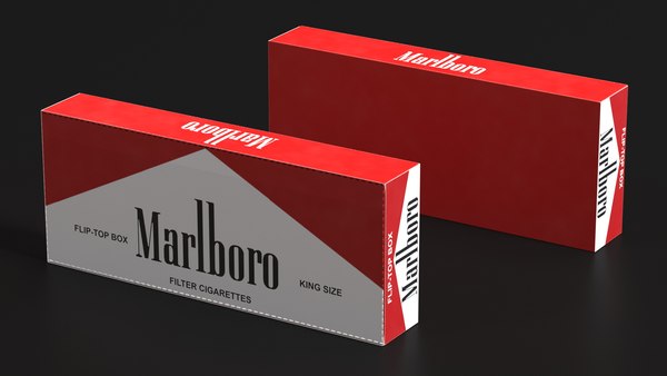 modelo 3d Carton Cigarettes Box Marlboro - TurboSquid 1943621