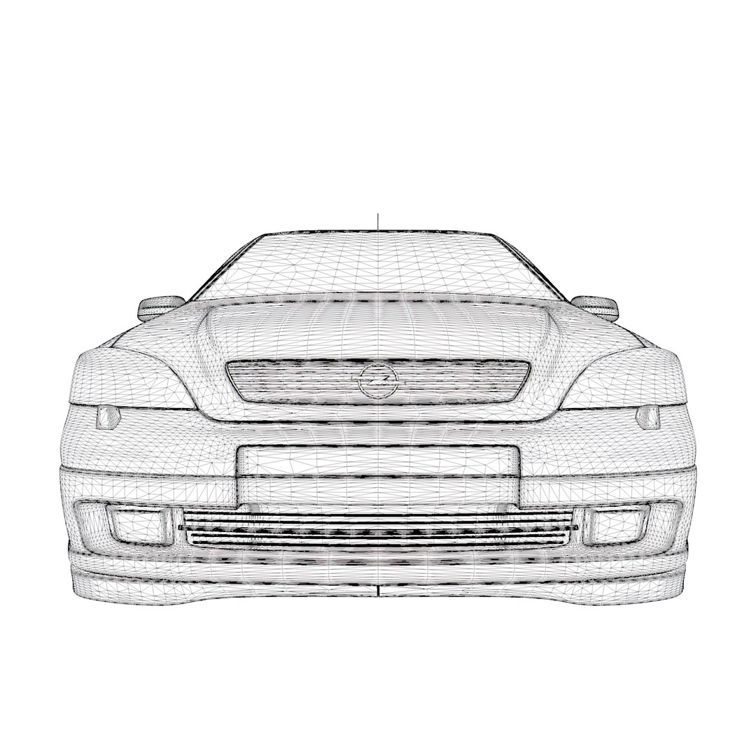 Opel Astra G - 5-Door - 1998 3D model - TurboSquid 2138644