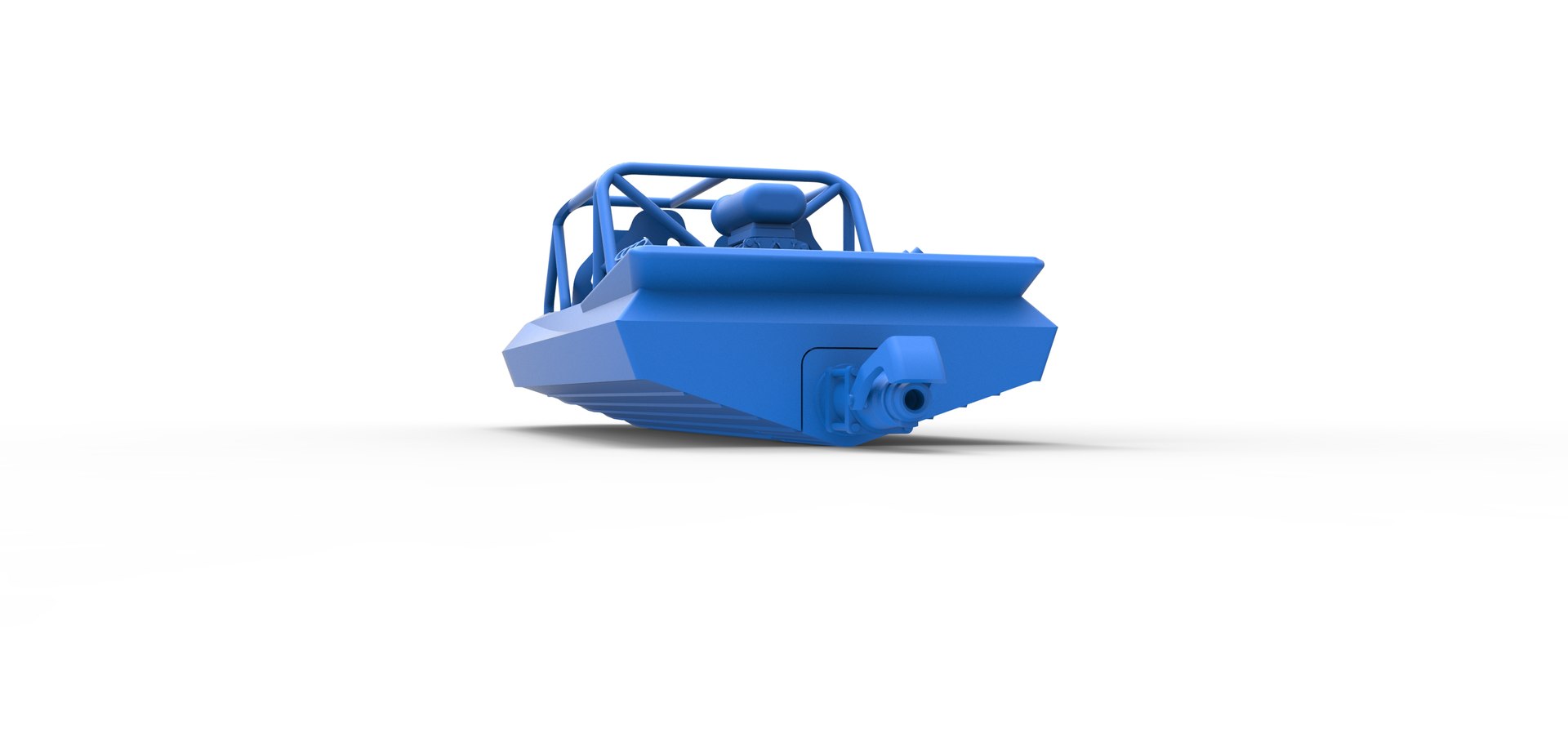 3D Diecast Quad Jet Sprint Boat Scale 1 To 25 Model - TurboSquid 2210729