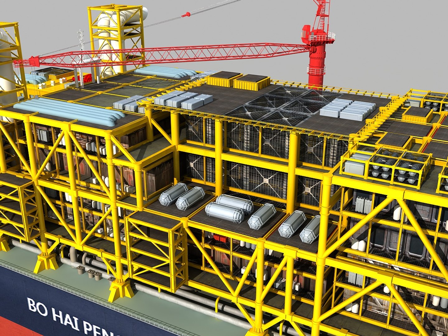 Fpso Factory Oil Ship 3D Model - TurboSquid 1343783