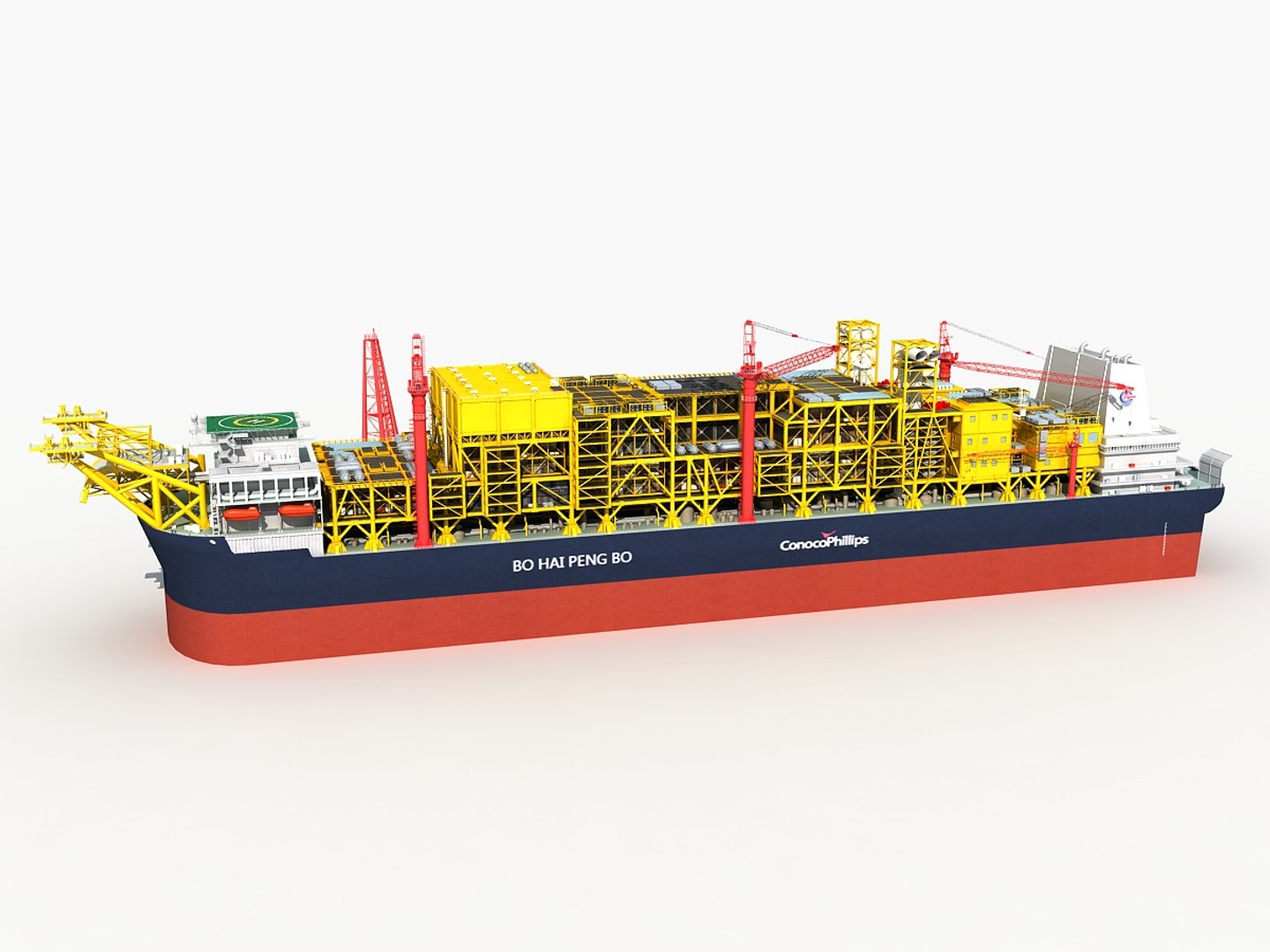 Fpso Factory Oil Ship 3D Model - TurboSquid 1343783