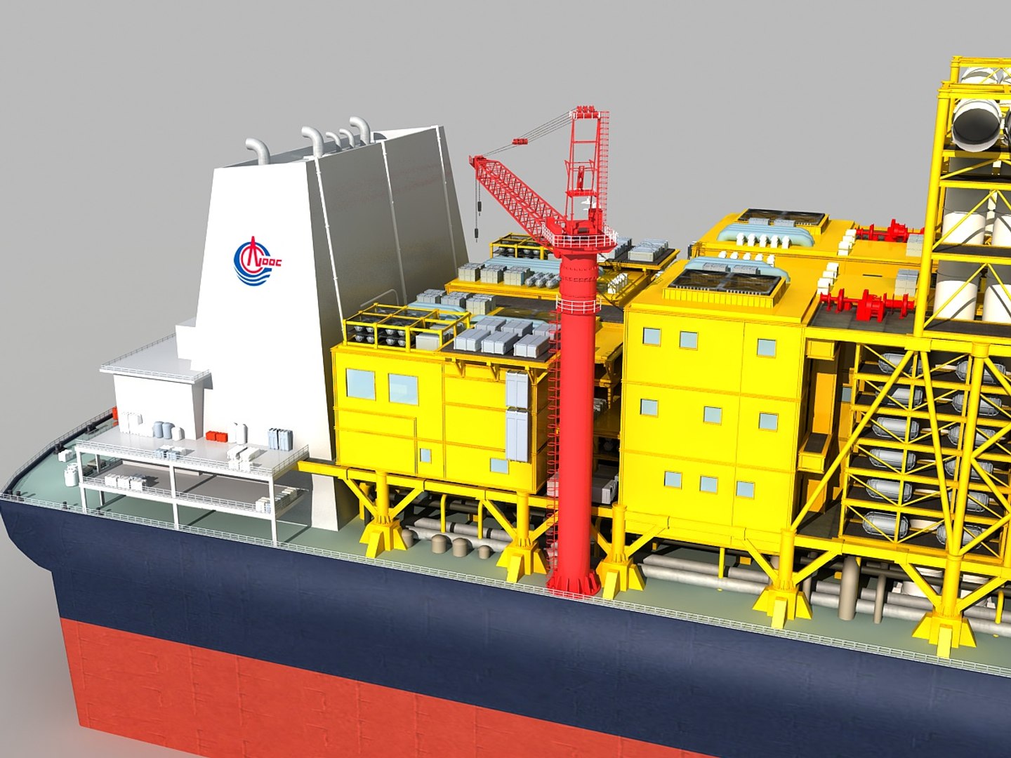 Fpso Factory Oil Ship 3D Model - TurboSquid 1343783
