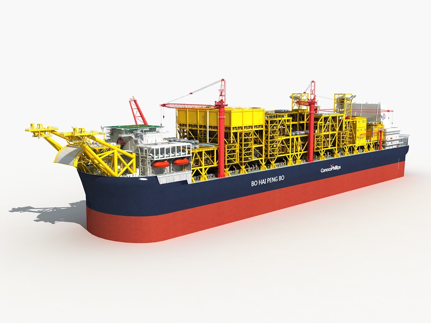 Fpso factory oil ship 3D model - TurboSquid 1343783