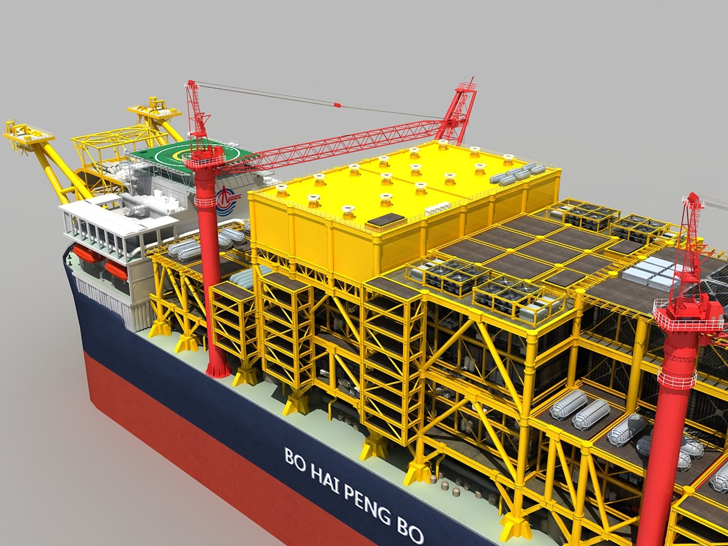 Fpso Factory Oil Ship 3D Model - TurboSquid 1343783