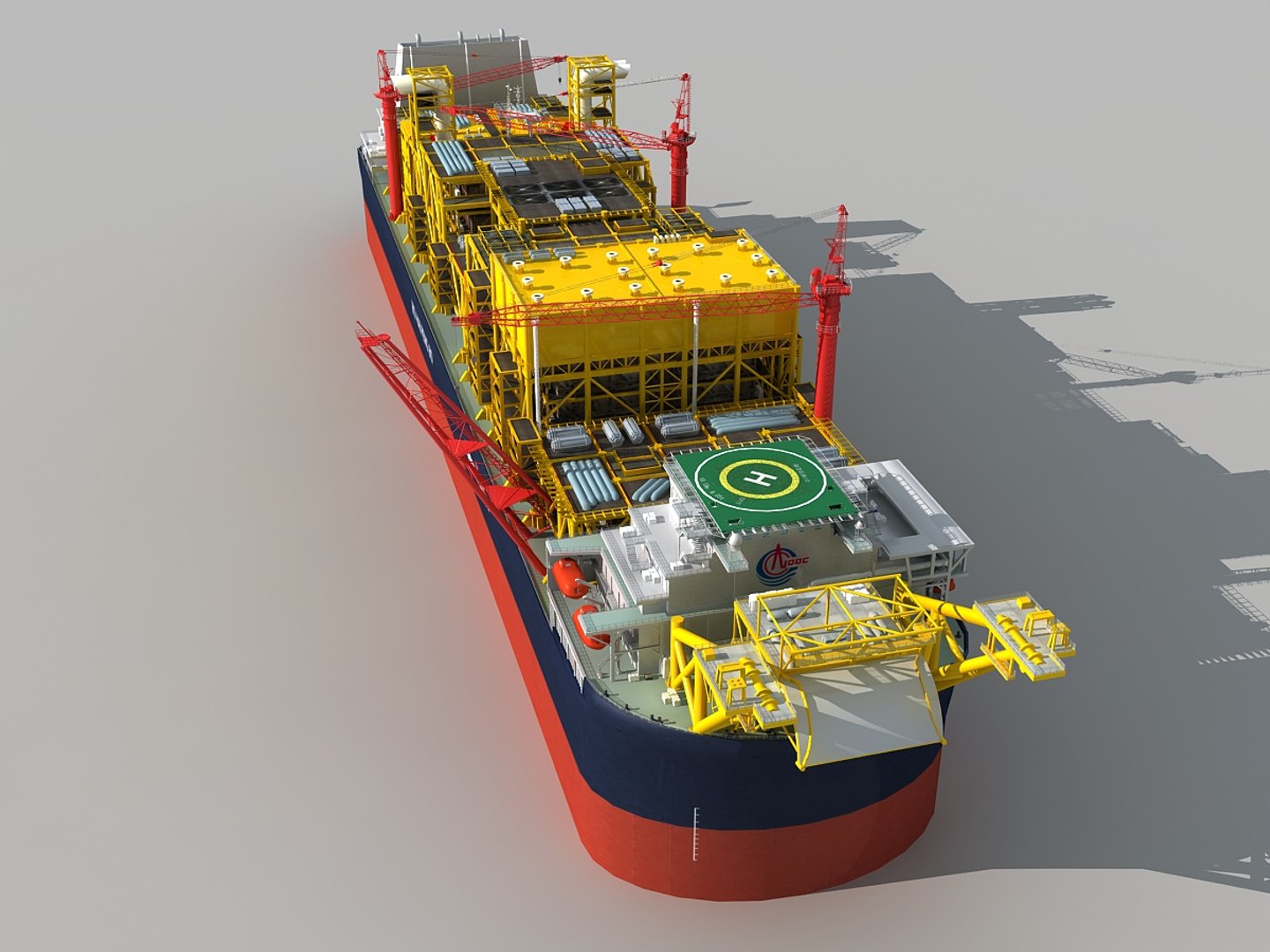 Fpso Factory Oil Ship 3D Model - TurboSquid 1343783