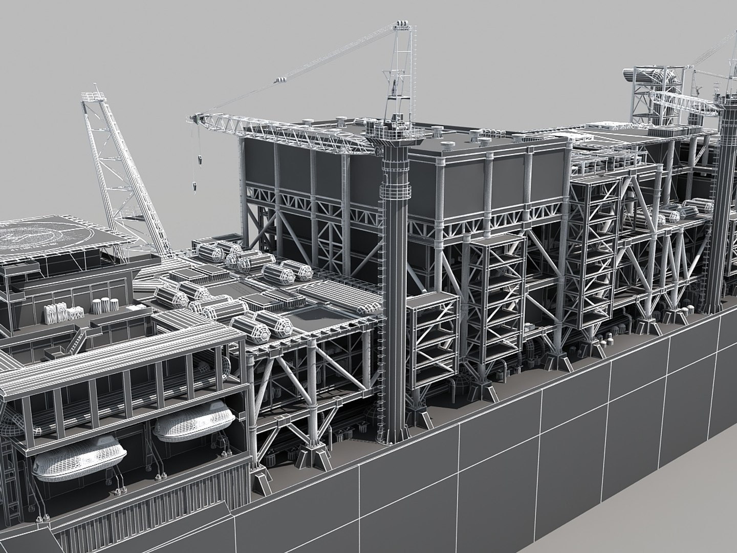 Fpso Factory Oil Ship 3D Model - TurboSquid 1343783