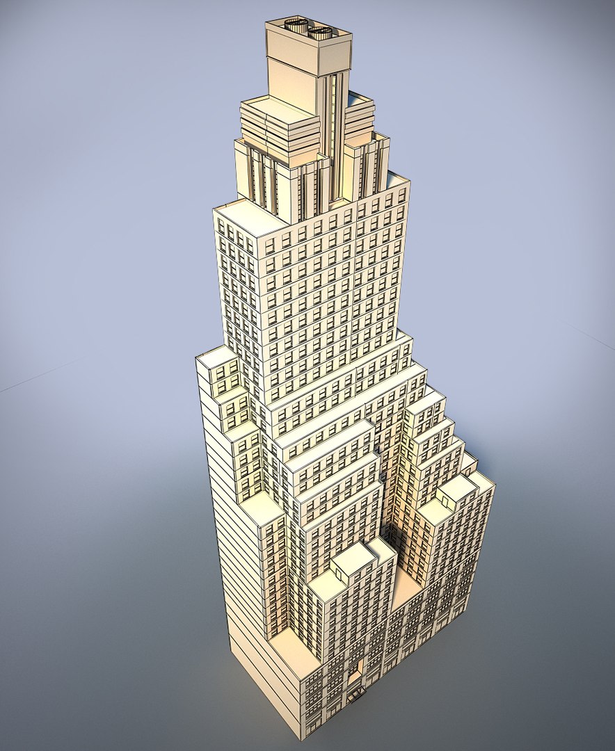 New York Building 708 Model - TurboSquid 1424577