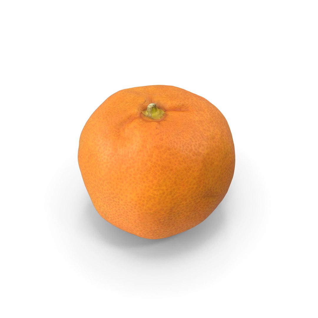 3D Mandarin - TurboSquid 2401032
