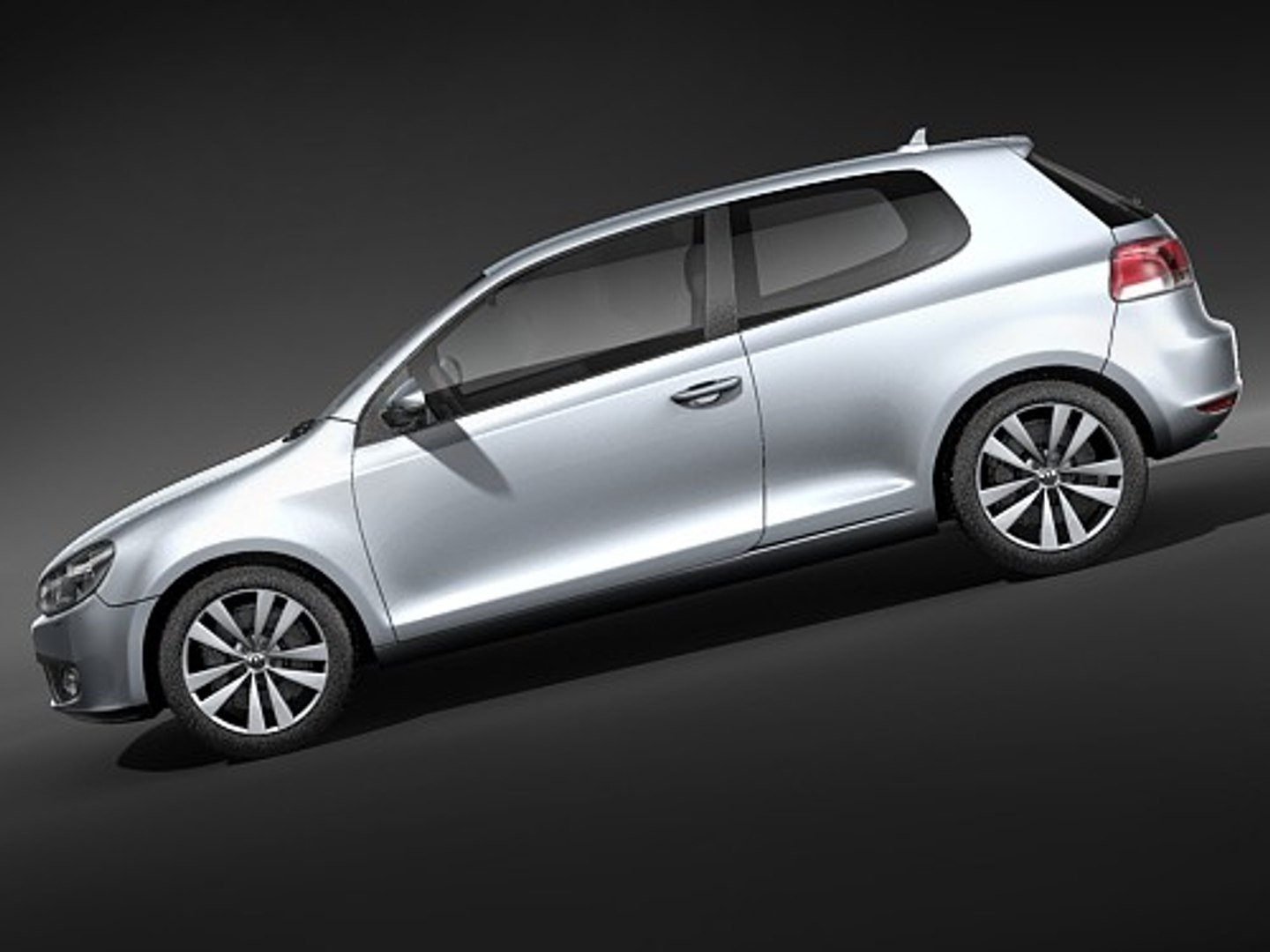 Golf Volkswagen Vi 3d Model