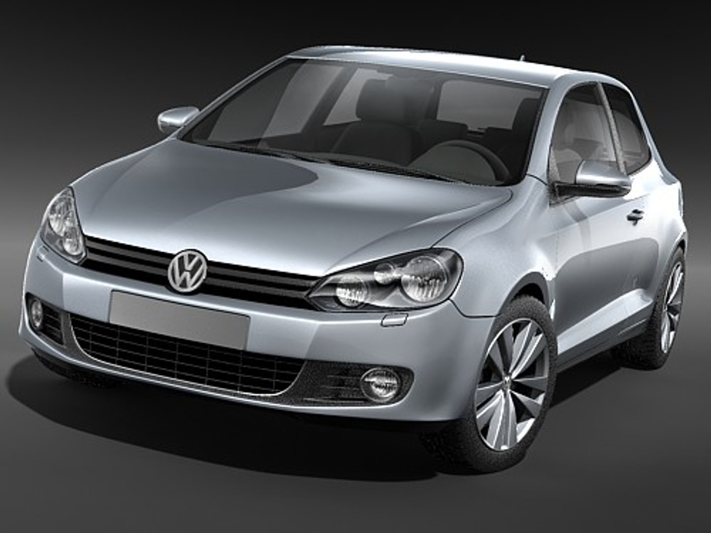 Golf Volkswagen Vi 3d Model