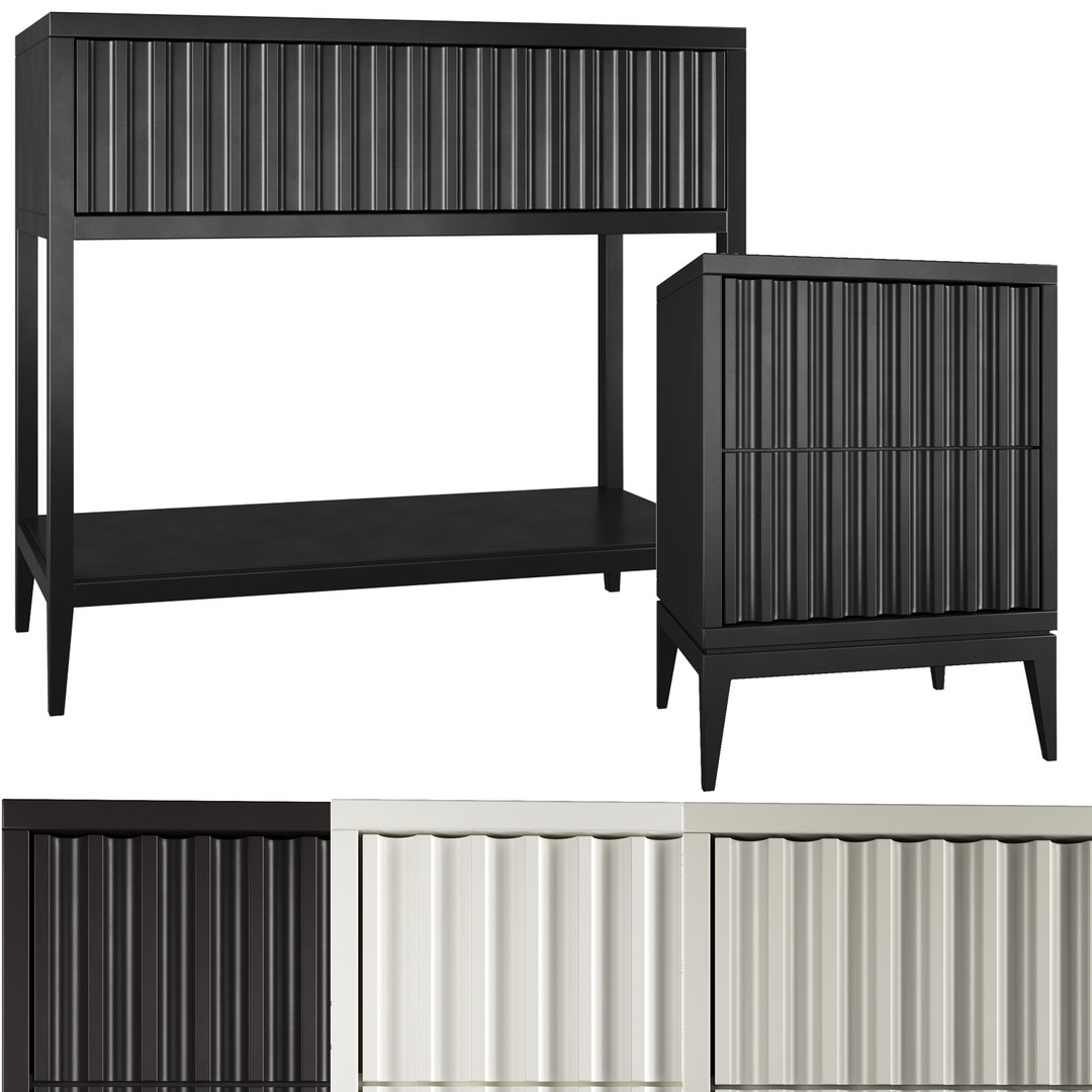 3D Bedside Austin Console Model - TurboSquid 1569754