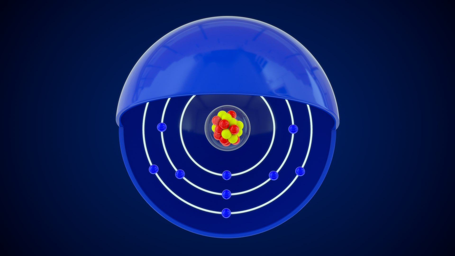 3D Sulfur Atom Model - TurboSquid 2132385