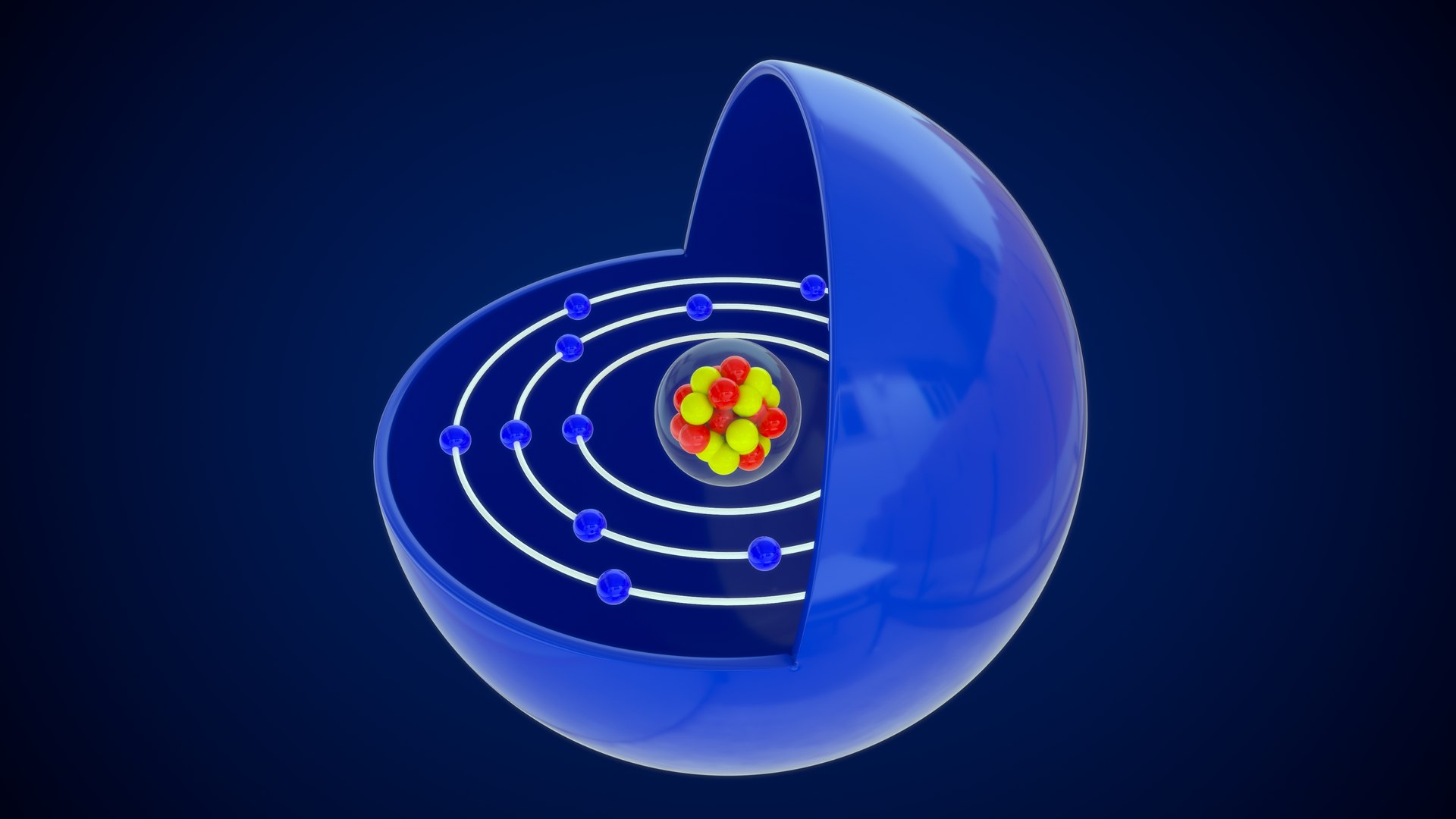 3D Sulfur Atom Model - TurboSquid 2132385