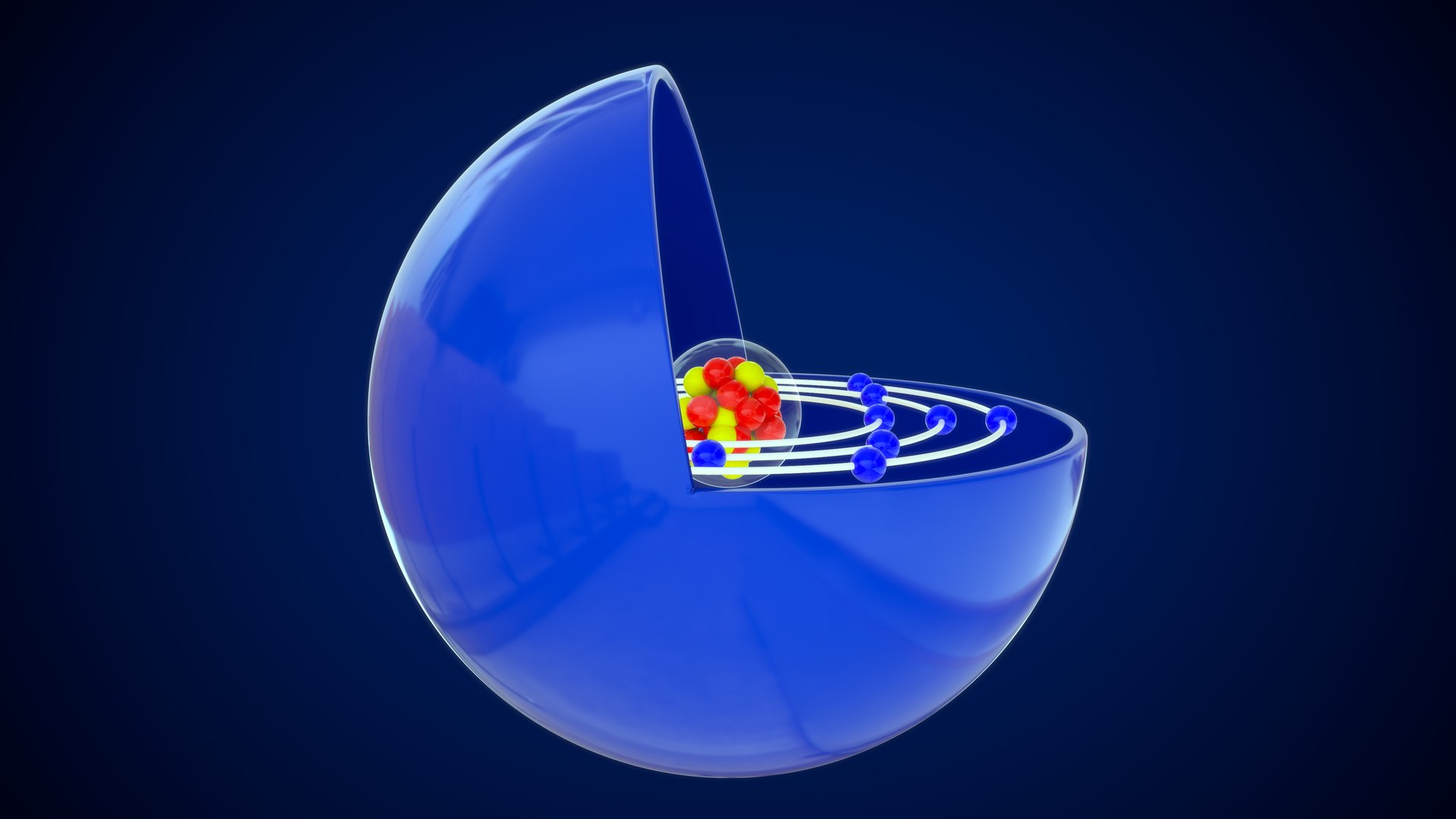 3D Sulfur Atom Model - TurboSquid 2132385