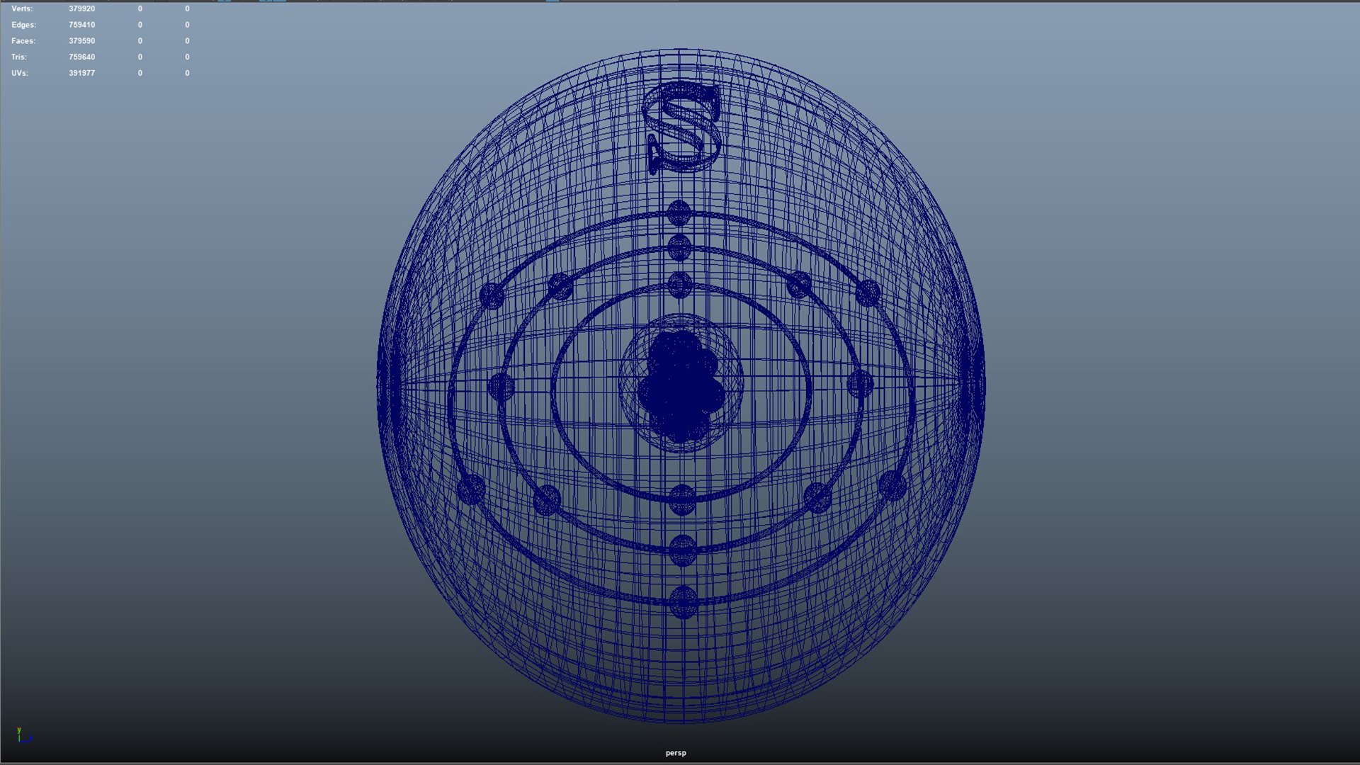 3D Sulfur Atom Model - TurboSquid 2132385