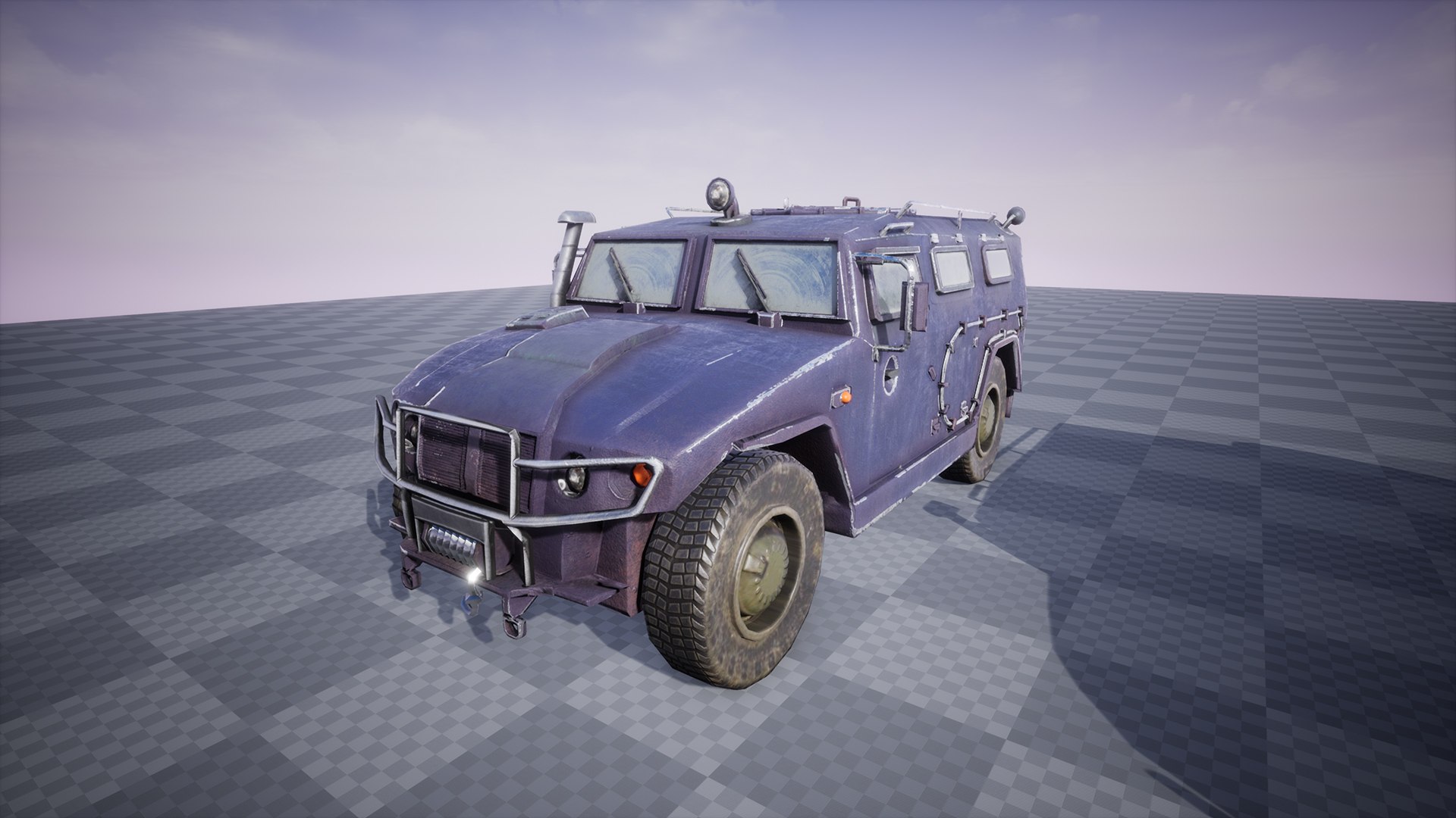 Functional GAZ Tiger Combat Vehicle 6 Versions 3D Model - TurboSquid ...