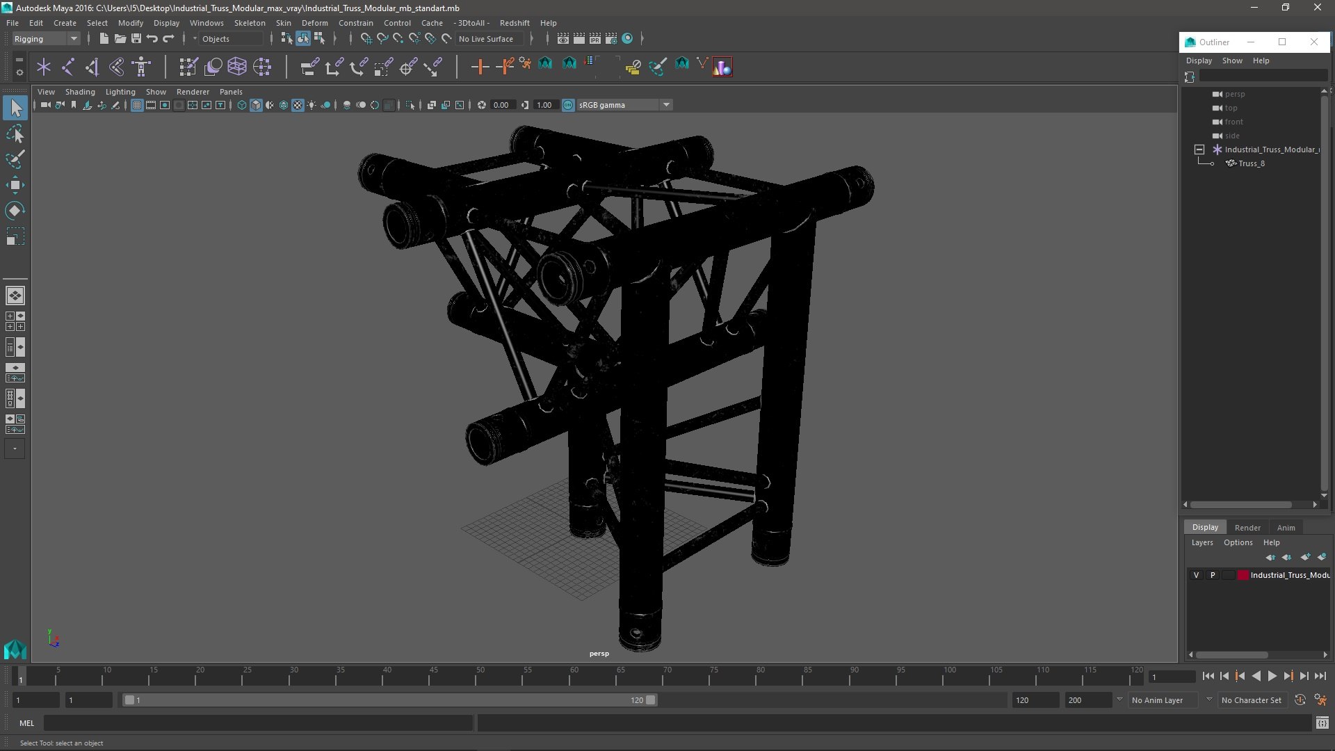 Industrial Truss Modular 3D - TurboSquid 2265665