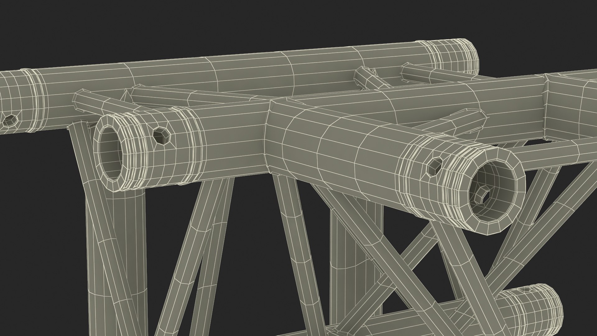 Industrial Truss Modular 3D - TurboSquid 2265665