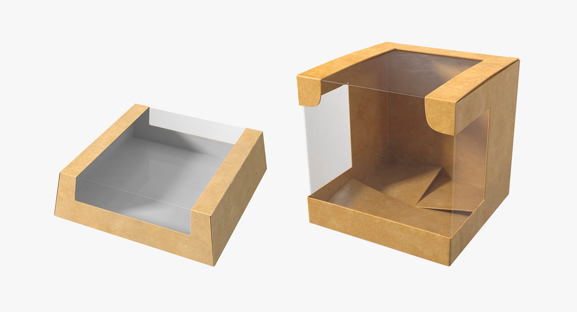 3D Carton Packages For Cupcake Collection - TurboSquid 2005655