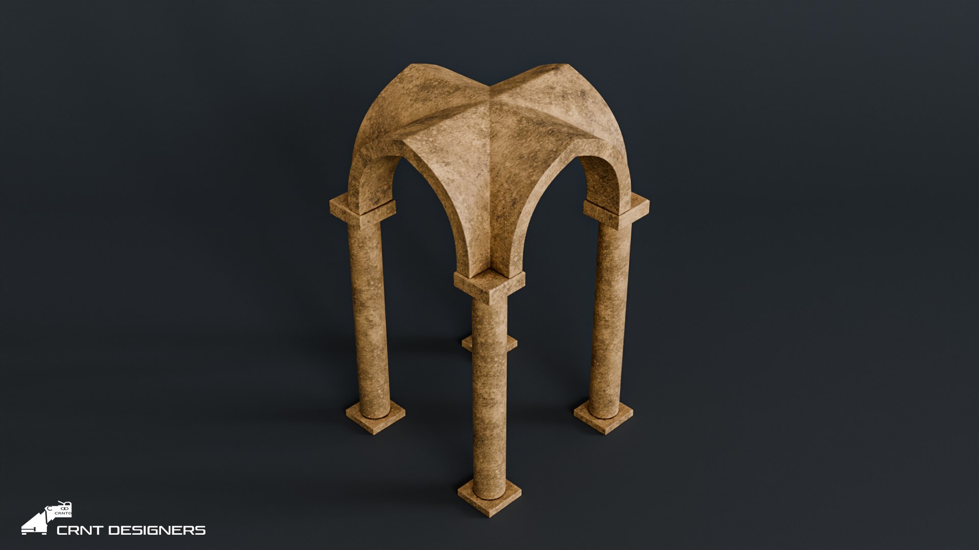 Gothic Groin Vault And Rib Vault 3D Model 3D Model - TurboSquid 2407071