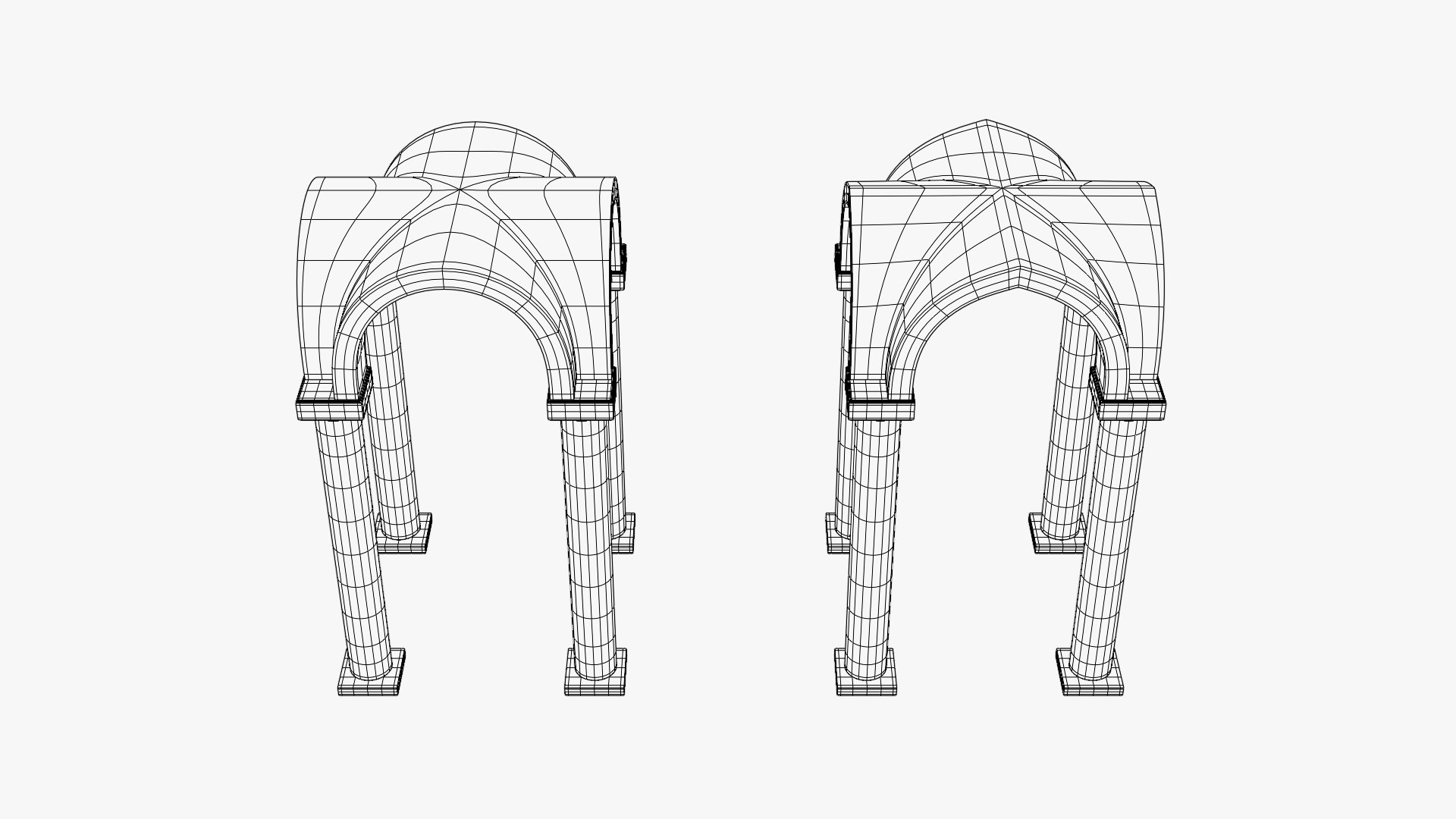 Gothic Groin Vault And Rib Vault 3D Model 3D Model - TurboSquid 2407071