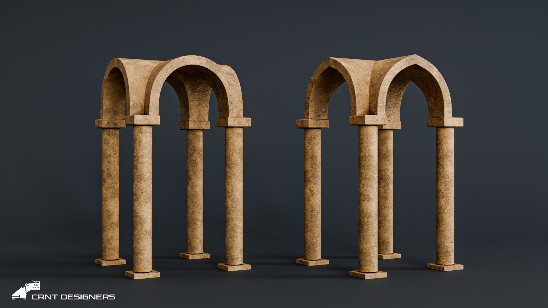 Gothic Groin Vault And Rib Vault 3D Model 3D Model - TurboSquid 2407071