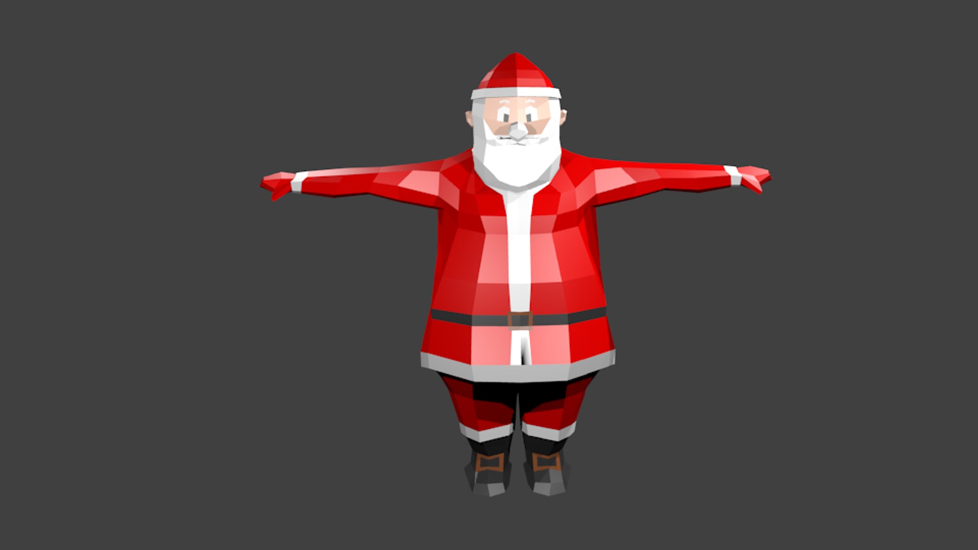 3d santa claus