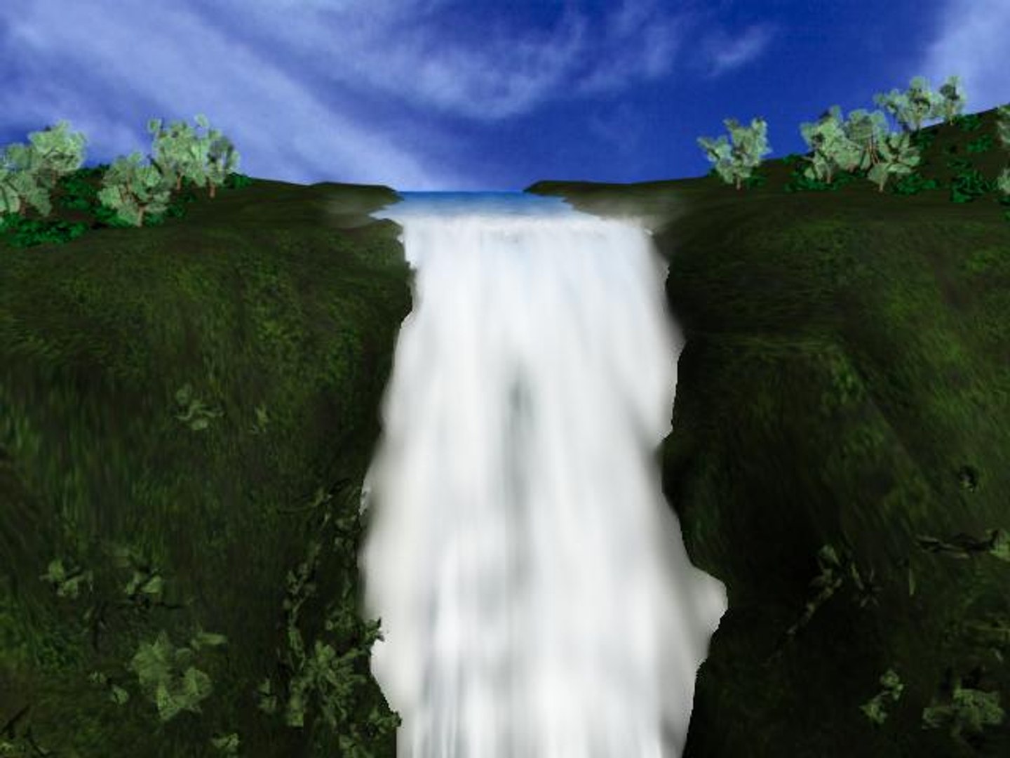 Water Waterfall 3d Model