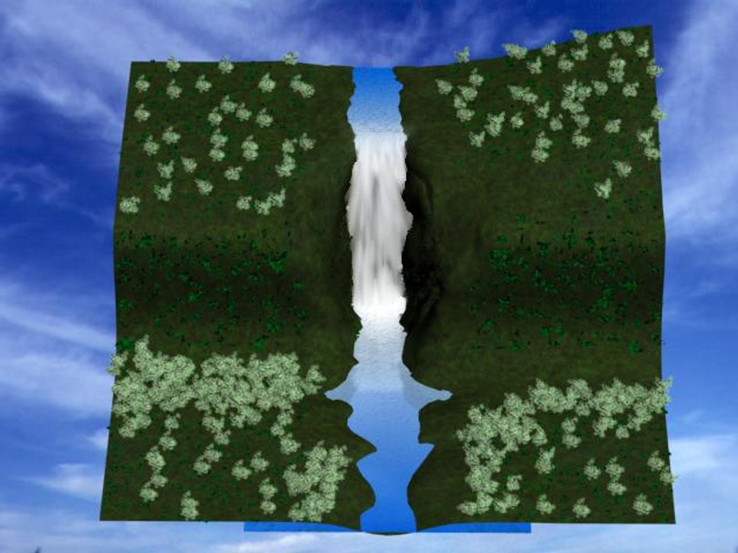 Water Waterfall 3d Model