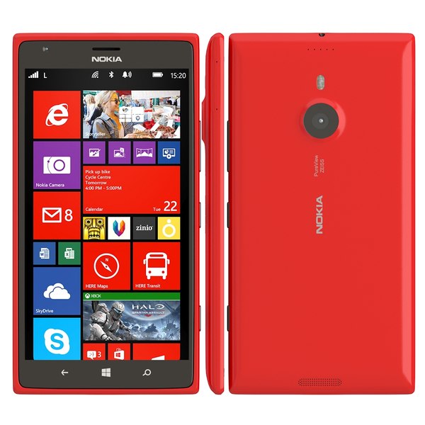 nokia lumia 1520 color 3d model
