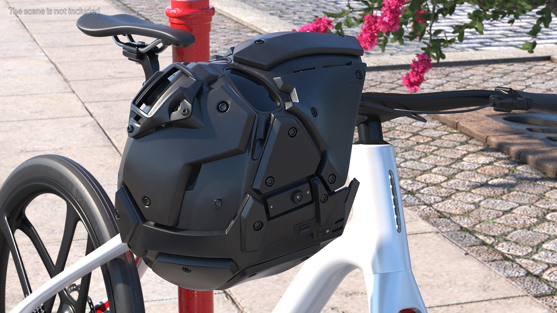 3D Full Face Bicycle Tactical Helmet Black - TurboSquid 2197347