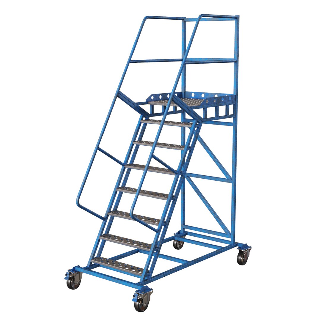 3D Metal Stairs Model - TurboSquid 1668686