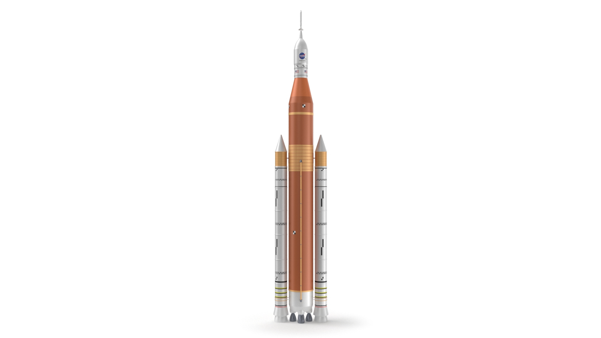 SLS Block 1 On Launcher Base 3D Model - TurboSquid 2281176