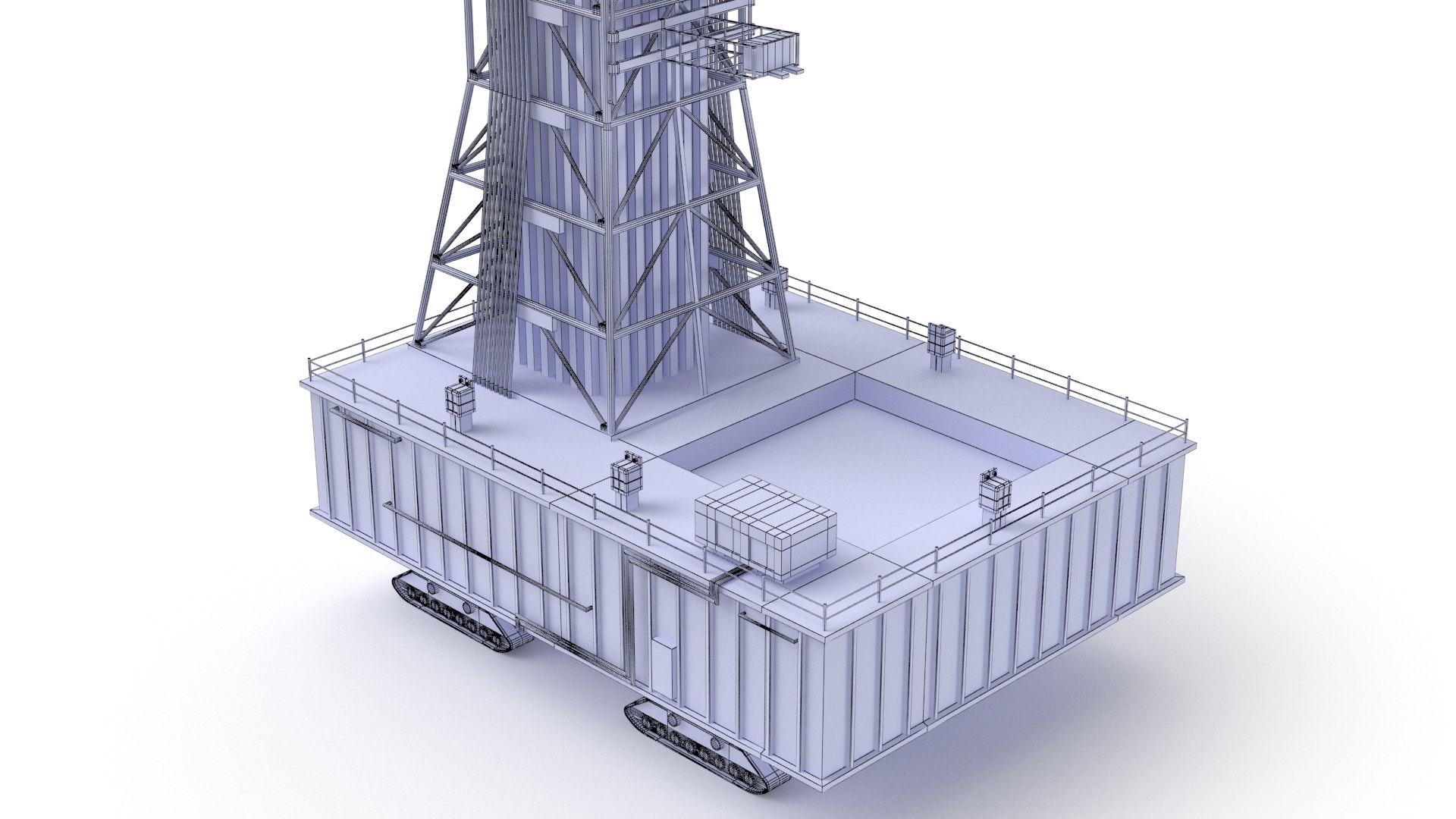 SLS Block 1 On Launcher Base 3D Model - TurboSquid 2281176