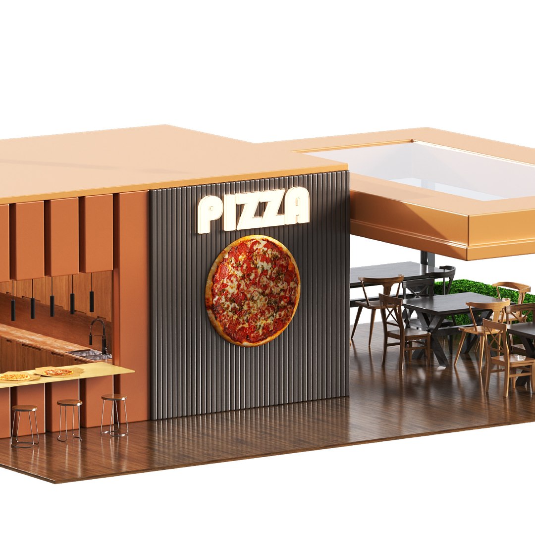 Pizza Market 3D Model - TurboSquid 2205680