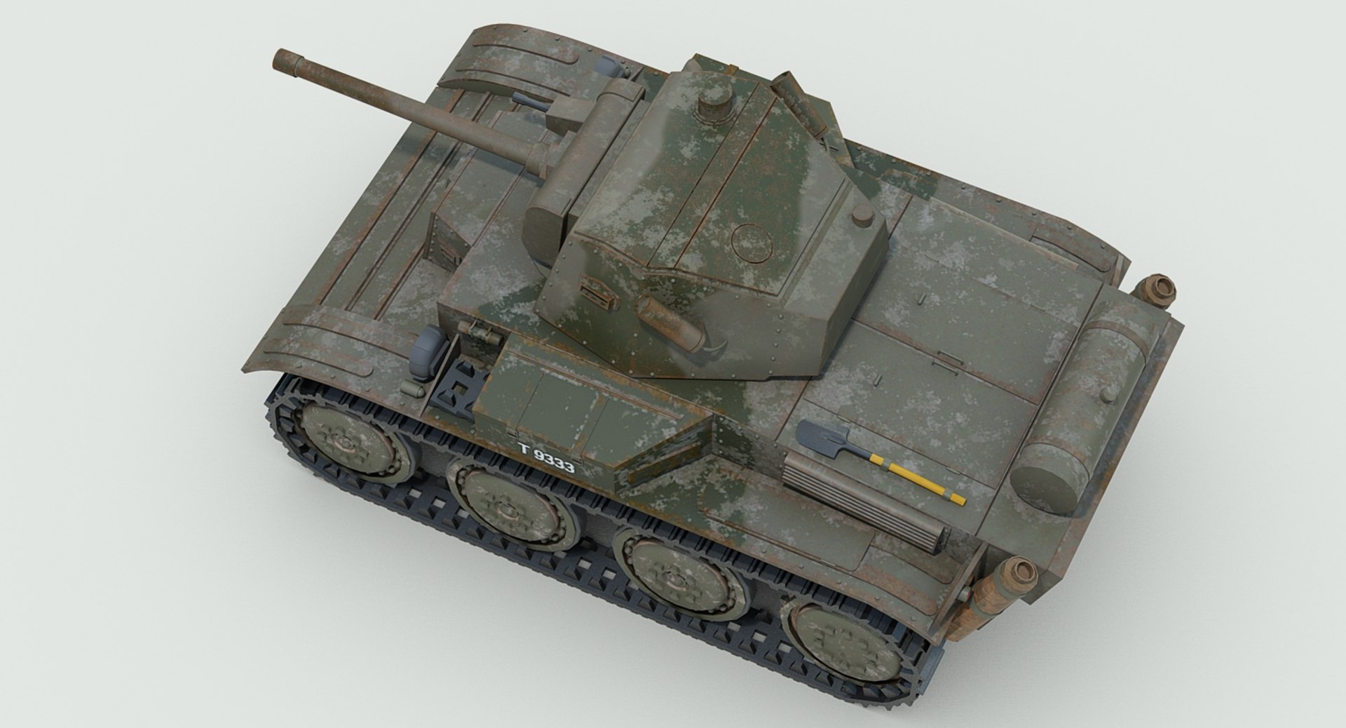 Ww2 17 Tetrarch Light Tank 3ds