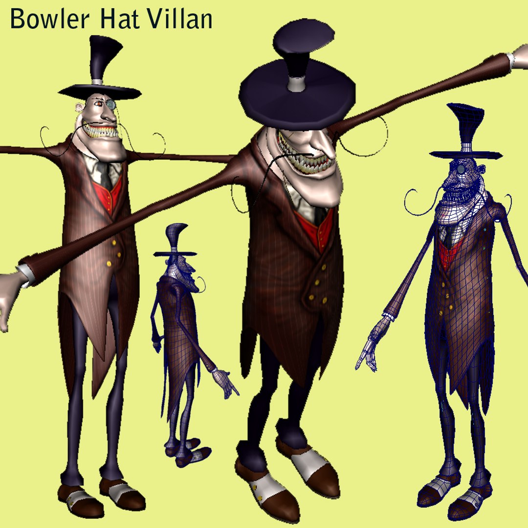 Man Character Evil 3d Model