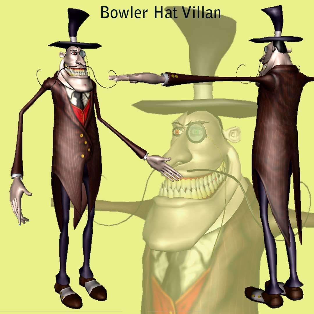 Man Character Evil 3d Model