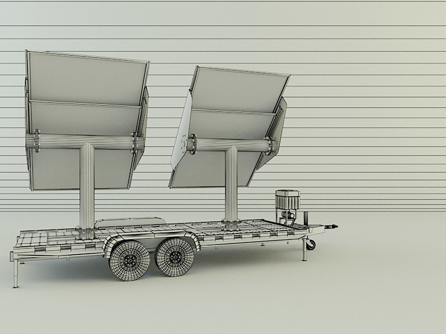 Solar Panel Carrier Model - TurboSquid 2069392