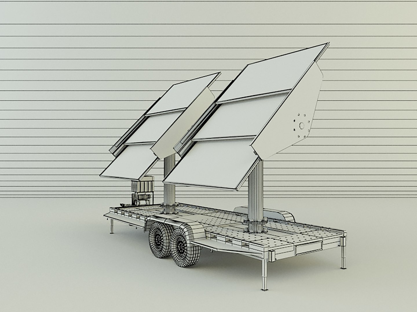Solar Panel Carrier Model - TurboSquid 2069392