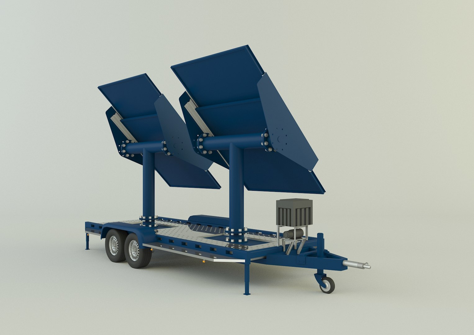 Solar Panel Carrier Model - TurboSquid 2069392
